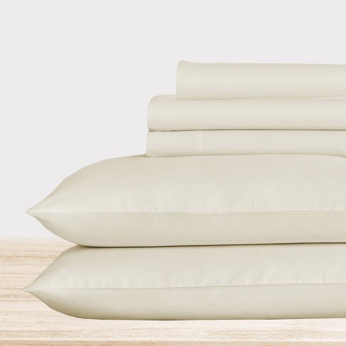 Luxury 500 Thread Count Bed Sheets - 100% Cotton Sateen Sheets Set ...