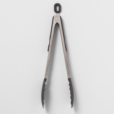 Winco Heavy-duty Utility Tongs With Plastic Handle, 9", Red : Target