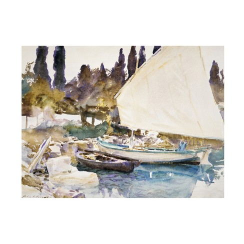 Trademark Fine Art - John Singer Sargent Sargent Mountainous Landscapes ...