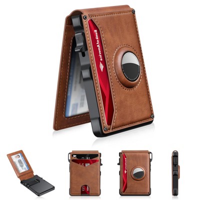Narwey Minimalist Bifold Pop Up Aluminum Credit Card Case Holder 12 ...