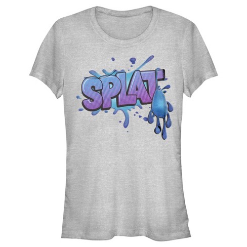 Juniors Womens Disney Strange World Splat Logo T-shirt - Athletic ...