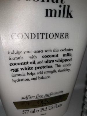 Ogx Nourishing Coconut Milk Conditioner : Target