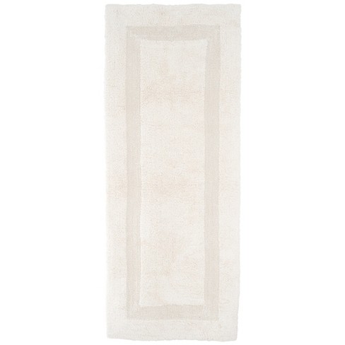 Hastings Home Plush Cotton Bath Mat/ Long Reversible Bathroom Runner ...