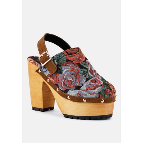 Mural Tapestry Handcrafted Clogs : Target