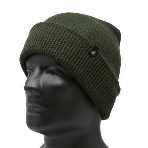 Arctic Gear Adult Winter Wool Watch Cap With Fleece Lining Olive Green ...