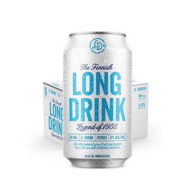 The Finnish Long Drink Zero - 6pk/355ml Cans : Target