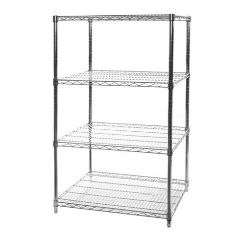 Shelving.com Chrome Wire Shelving With 4 Shelves - (sc243654-4) : Target