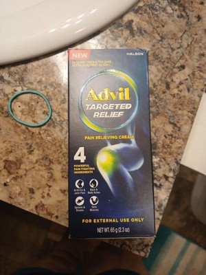 Advil Targeted Relief Pain Relieving Cream With Massage Applicator - 2 ...