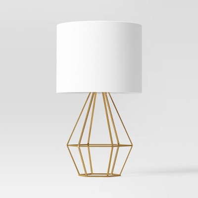 Large Bamboo Table Lamp (includes Led Light Bulb) Brass - Threshold ...