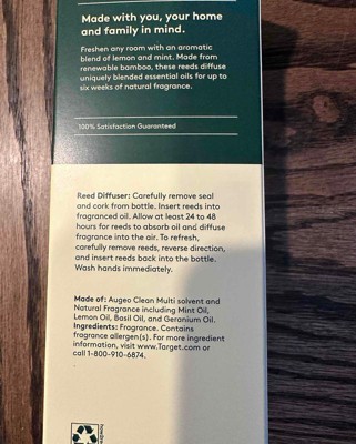 Liquid Reed Diffuser - Lemon & Mint - 2 Fl Oz - Everspring™ : Target