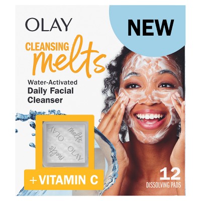 Olay Face Cleansing Melts With Vitamin C - 32ct : Target