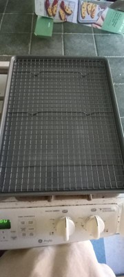 2pc Nonstick Baking Sheet And Cooling Rack Set Gray - Figmint™ : Target