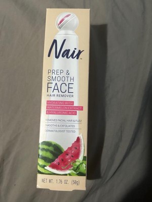 Nair Prep & Smooth Facial Hair Removal Cream For Women Hydrating - 1.76 ...
