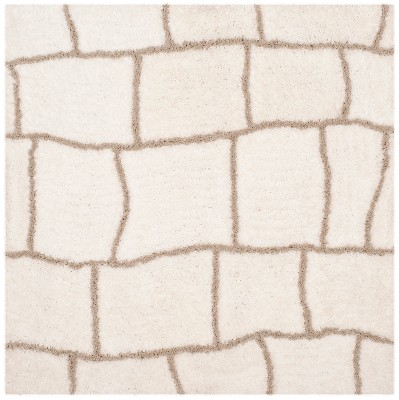 Toronto Shag Sgt711 Hand Tufted Area Rug - Navy - 5' Round - Safavieh ...