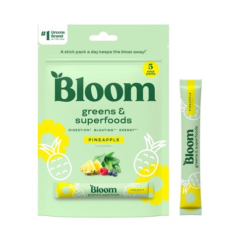 Bloom Nutrition Greens And Superfoods Powder - Pineapple - 1.03oz : Target