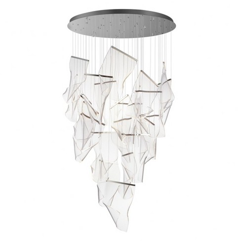 Et2 Lighting Rinkle 24 - Light Pendant In Polished Chrome : Target