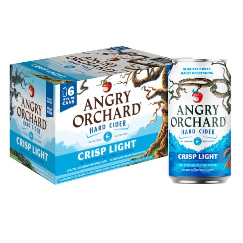 Angry Orchard Crisp Light Cider - 6pk/12 Fl Oz Cans : Target