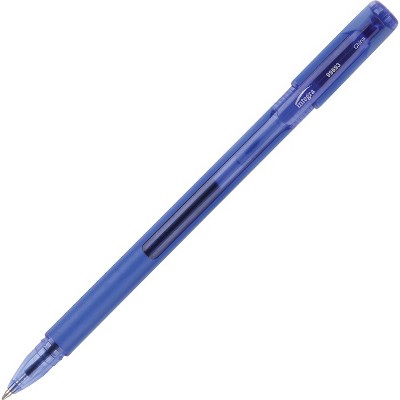 Integra Quick Dry Gel Ink Stick Pen 0.7 Mm Blue - Pack Of 12 : Target