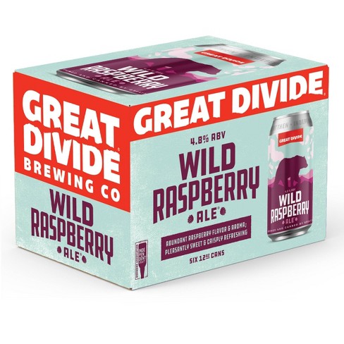 Great Divide Wild Raspberry Ale - 6pk/12 Fl Oz Cans : Target