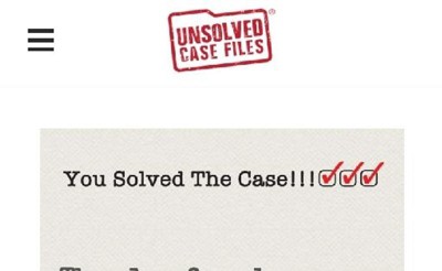 Pressman Unsolved Case Files: Jamie Banks Game : Target