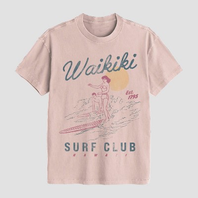 Men's Waikiki Short Sleeve T-shirt - Heathered Pink : Target