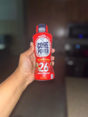 Core Power Strawberry Banana 26G Protein Shake - 14 fl oz Bottle : Target