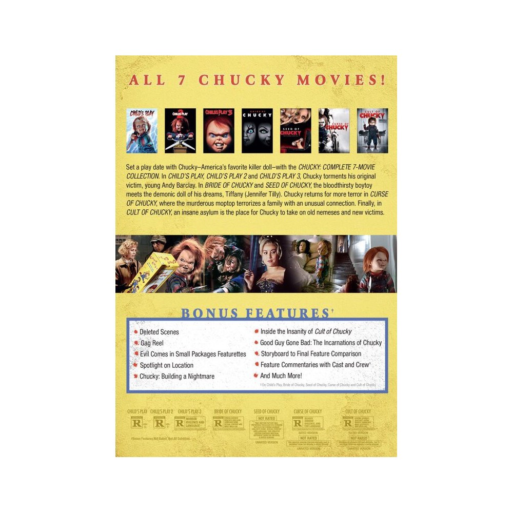 Chucky 7-Movie Collection (DVD) – BrickSeek