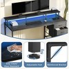 JIONJOY 47" Reversible L-Shaped Gaming Desk, with 4 Drawers, RGB ...