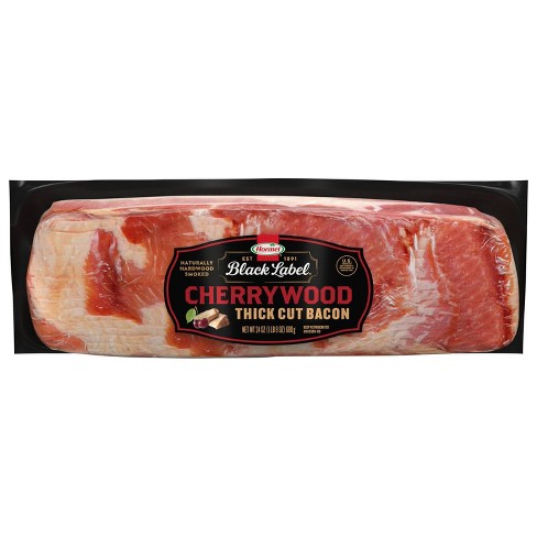 Hormel Black Label Cherrywood Thick Cut Bacon - 24oz : Target