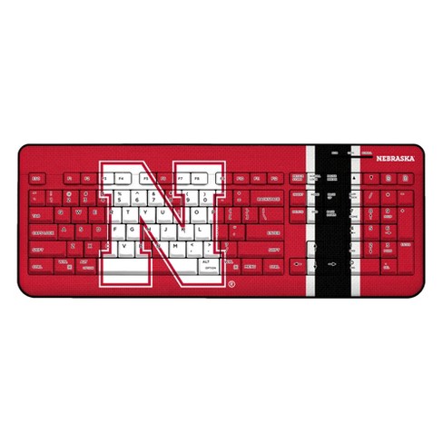 Keyscaper Nebraska Huskers Block N Stripe Wireless Usb Keyboard : Target