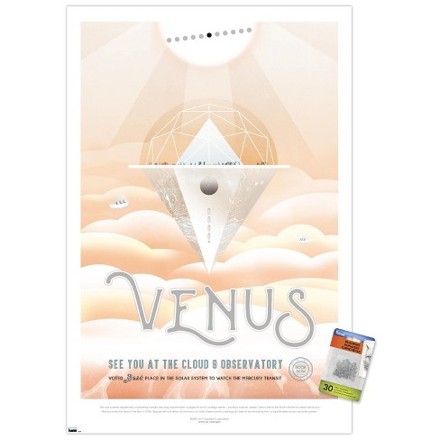 Trends International Nasa - Venus Travel Poster Unframed Wall Poster ...