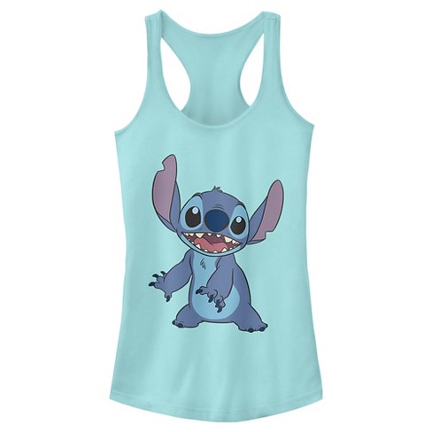 Juniors Womens Lilo & Stitch Happy To See Me Racerback Tank Top : Target