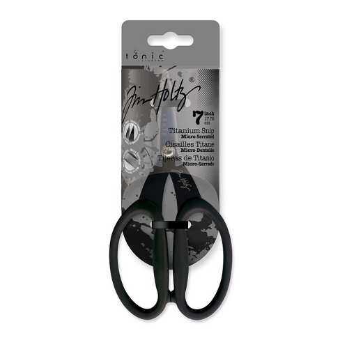 Tim Holtz Small Titanium Scissors - 7 Inch Mini Snips With Micro ...