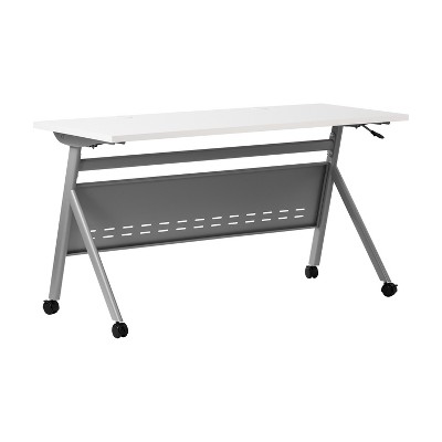 Emma And Oliver Heavy-duty Flip Top Training Table With Nesting Design ...