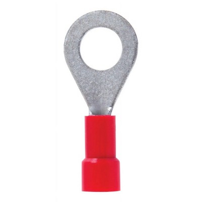 Jandorf 22-18 Ga. Insulated Wire Terminal Ring Red 5 Pk : Target