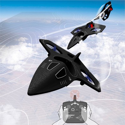 Sharper Image Thunderbolt Stealth Drone: Remote Controlled, Gyroscopic Stabilization, Indoor Use ...