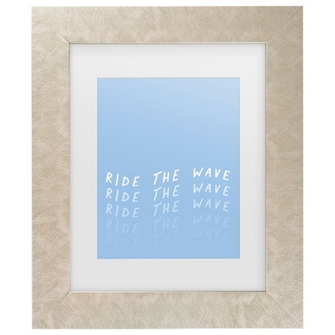 Beth Cai Ride The Wave Matted Framed Art : Target
