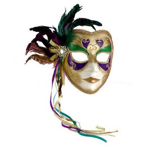 Forum Novelties Adult Deluxe Mardi Gras Mask One Size : Target