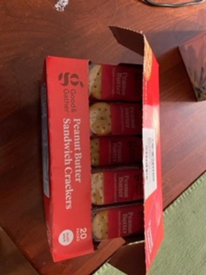 Peanut Butter Sandwich Crackers - 20ct/24.7oz - Good & Gather™ : Target