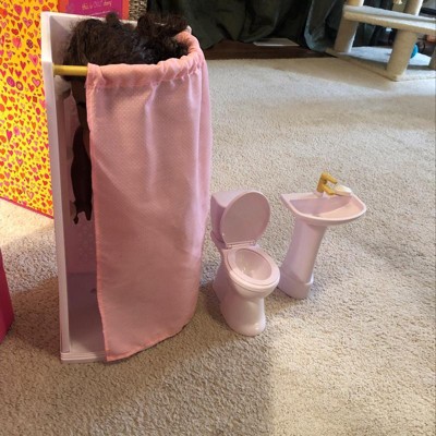 Our Generation Sweet Bathroom Accessory Set For 18" Dolls : Target