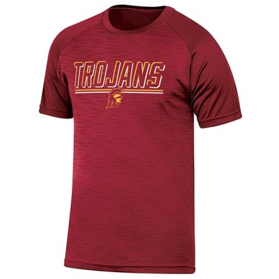 Ncaa Usc Trojans Men's Poly T-shirt : Target