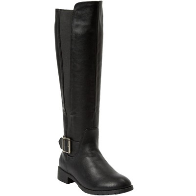 Comfortview Women's Wide Width The Milan Regular Calf Boot, 8 1/2 M ...