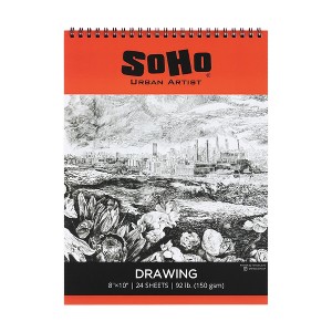 SoHo Urban Artist Softcover Drawing Pad - 8"x10", 36 pack w/864 Sheets ...
