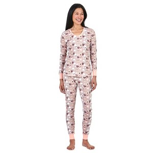 The Lakeside Collection Women's Isotoner Waffle Knit Thermal Sets ...