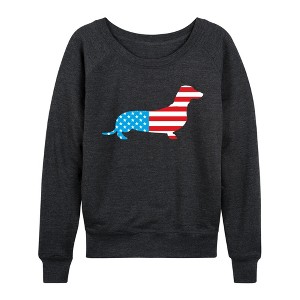 Women's - Instant Message - Americana Dachshund Lightweight French ...