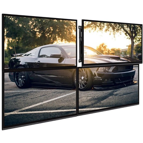 Mount-it! Tv Wall Mount X4 Plus Free Spacer For 55 In. Tv Video Wall ...