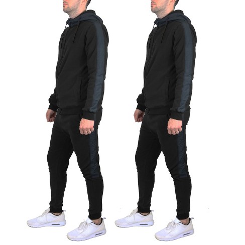 Galaxy R.p. Collection Men's Modern Fit Full Zip Polar Fleece Hoodie ...