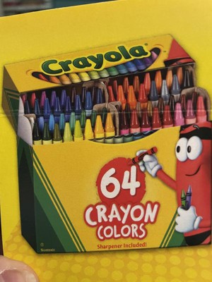 Crayola 64ct Classic Crayons With Sharpener : Target