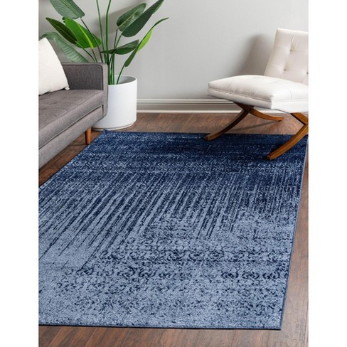 Unique Loom Jennifer Del Mar Area Rug , 4'x6',blue : Target