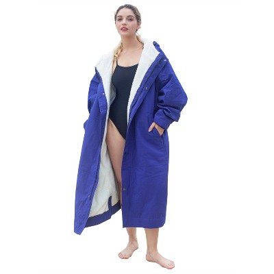 Catalonia Womens Swim Parka, Waterproof Surf Coat For Men, Warm Fleece ...